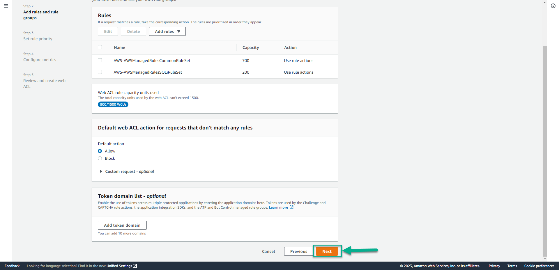 Web ACLs with managed rules :: AWS Web Application Firewall