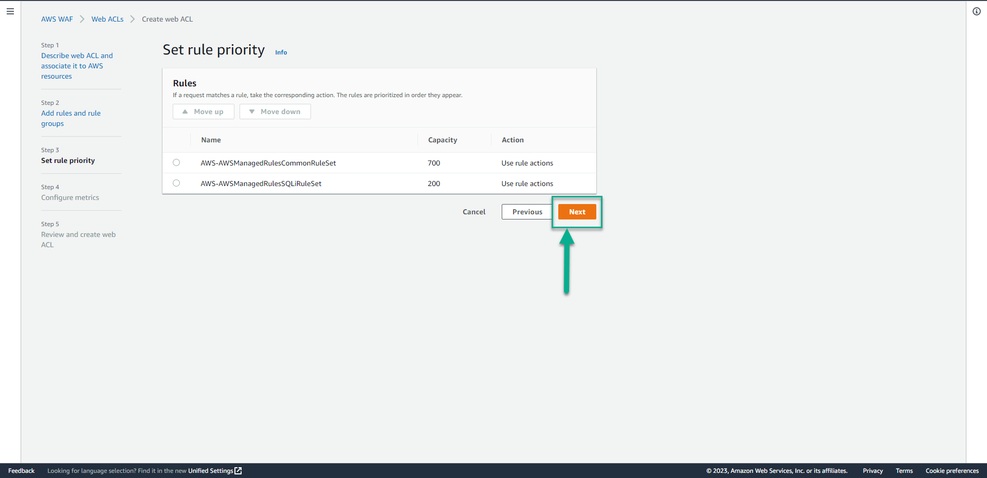 Web ACLs with managed rules :: AWS Web Application Firewall